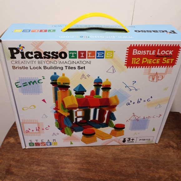 Picasso Tiles | Toys | New Picasso Tiles Bristle Blocks Playset ...
